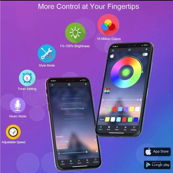 Other | Tape Bluetooth Usb Led Strip Light | Poshmark